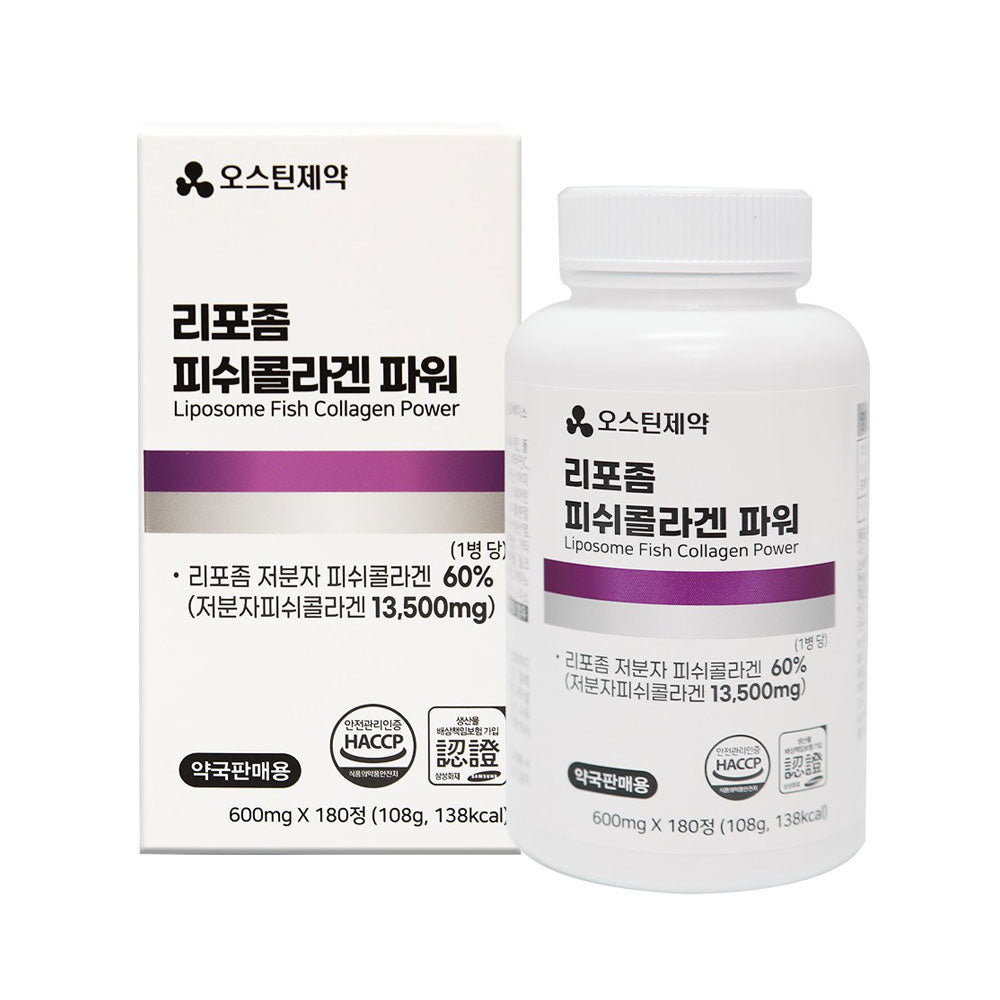 Liposome Fish Collagen Power 600mg x 180 Tablets – MIDA K-Beauty Online