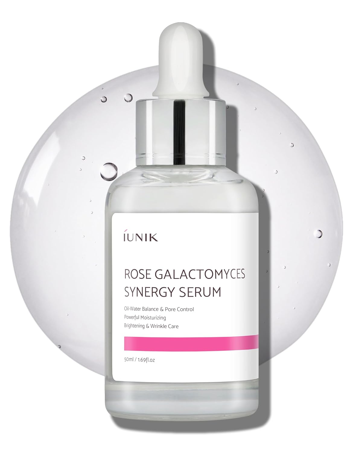Iunik Rose Galactomyces Synergy Vegan Face Serum 50ml / 1.69 fl. oz.