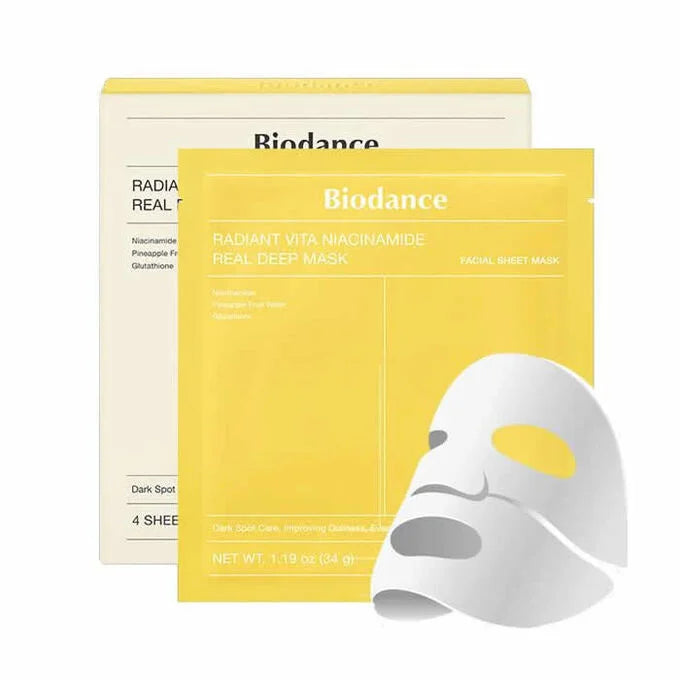 Radiant Vita Niacinamide Real Deep Mask 1 ea – Mida Beauty