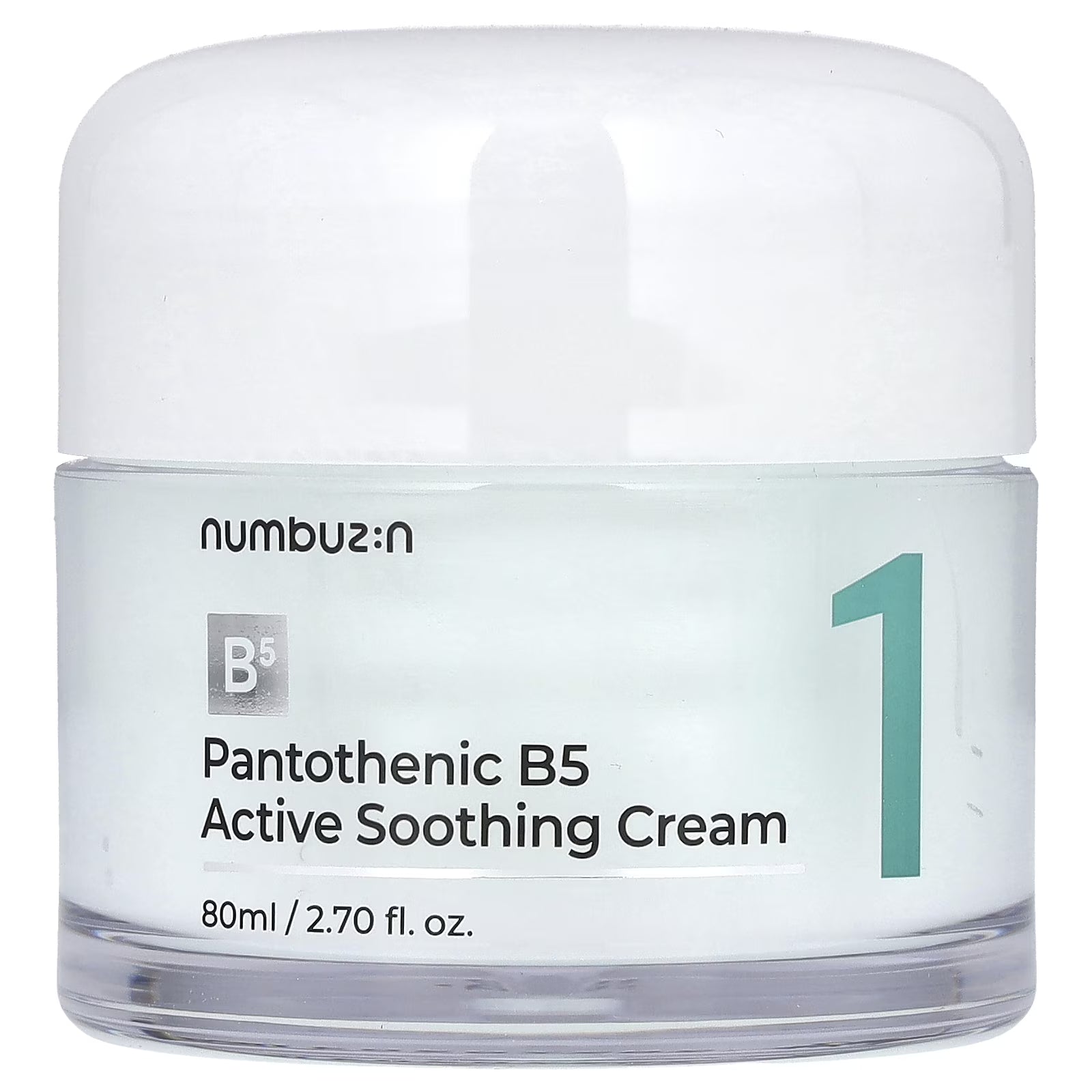 Numbuzin No.1 Pantothenic B5 Active Soothing Cream 80ml / 2.7 fl. oz.