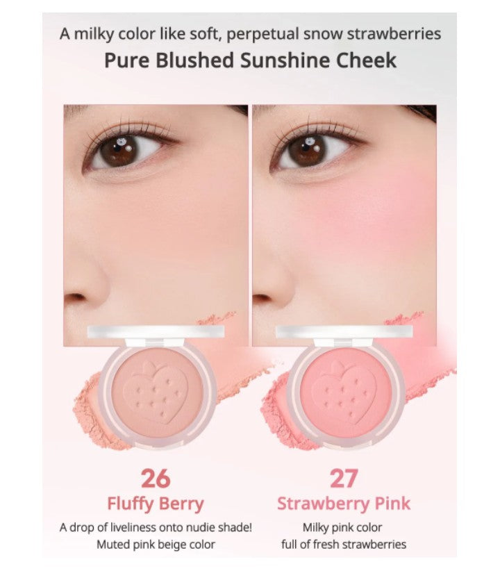 Pure Blushed Sunshine Cheek Soft Berry Edition – Mida K-Beauty
